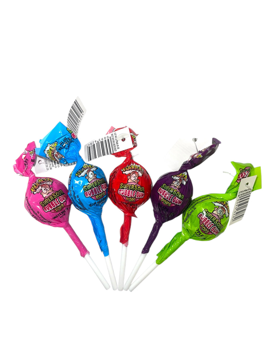 Warhead Sour Bubblegum Lollipop – Great Aussie Sweet Company