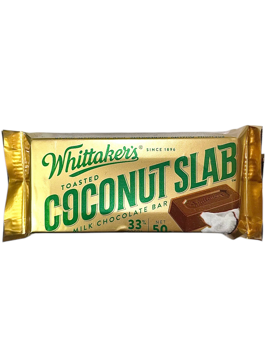 Whittaker's Toasted Coconut Slab – Great Aussie Sweet Company